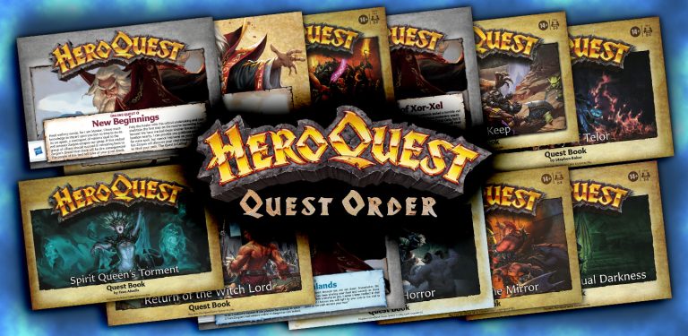 HeroQuest Official Quest Order - Elvyler's Game Room