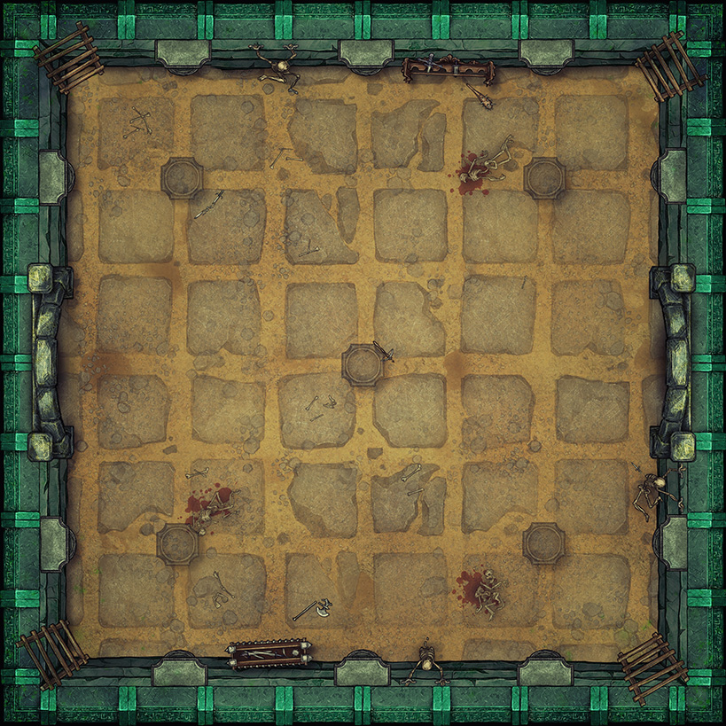 Tabletop & RPG Tileset - Package 01 - Elvyler's Game Room